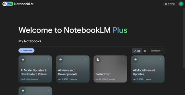 Google expands NotebookLM Plus with Google One AI Premium