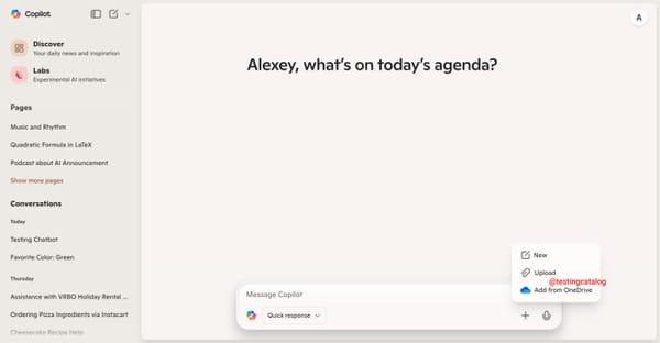 Microsoft tests new Live Portraits feature on Copilot web