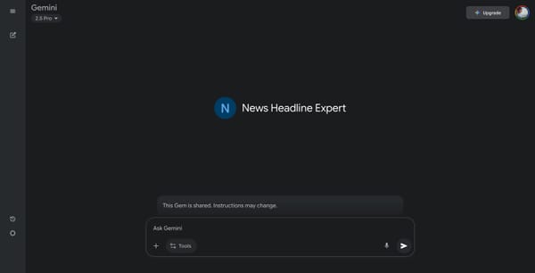 Gemini users can now share custom GEMs with others