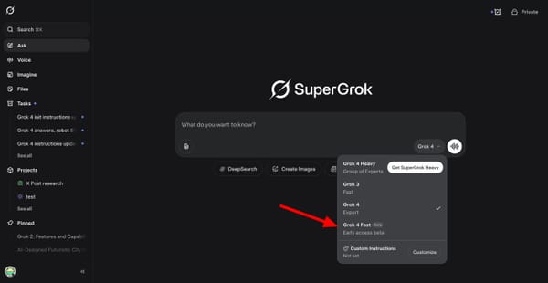 XAI launches Grok 4 Fast in early access with 10x speed