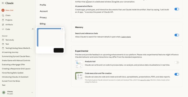 Improve and Explain features in development for Claude AI
